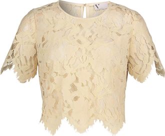 Vera Mont Spitzentop kurzarm