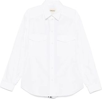 Mordecai chemise en popeline - Blanc