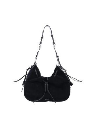 Isabel Marant Isabel Marant Hobo Bags - Bolton Shoulder Bag, In Black Suede - Gr. unisize - in Schwarz - f&uuml;r Damen