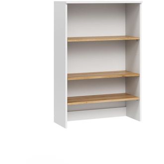 Vicco Armoire murale Viktor, Blanc/Artisan, 68x100.4cm avec des &eacute;tag&egrave;res ouvertes, Vicco