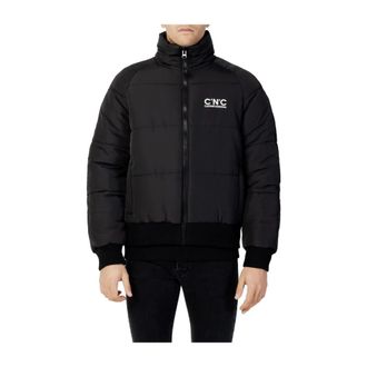 Costume National Homme, Vestes, Noir, Taille: XL Veste Homme en Coton Noir &agrave; Fermeture &Eacute;clair