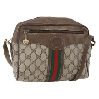 Gucci Sac bandouli&egrave;re vintage Pre-owned - Femme - Pre-owned - Beige - Taille: ONE Size