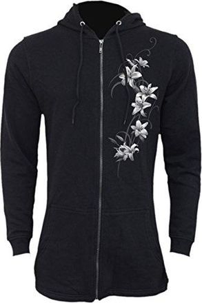 Spiral Pure of Heart Femme Sweat-Shirt zipp&eacute; &agrave; Capuche Noir XXL 100% Coton Regular/Coupe Standard