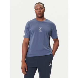 adidas T-Shirt Stadium Ticket JM6472 Blau Loose Fit