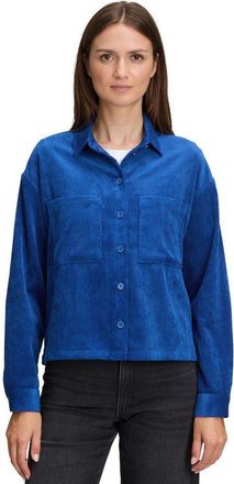 Betty&Co Langarmbluse Damen Overshirt mit Kragen