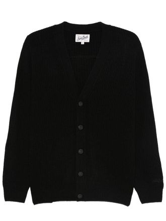 MC2 Saint Barth Wool Cardigan - Black