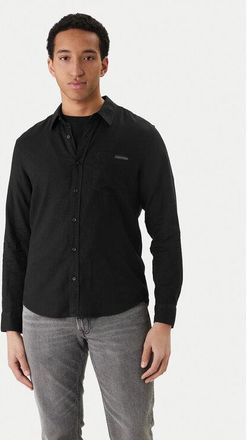 Calvin Klein Jeans Hemd LV04RF121G Schwarz Regular Fit