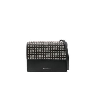 John Richmond Schultertasche mit Nieten - - Bags - Damen - Schwarzk - ONE SIZE