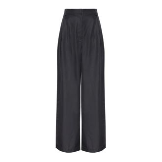 Frankie Shop Femme, Pantalons, Gris, Taille: 40 FR Marfa Pleated Twill Pantalons