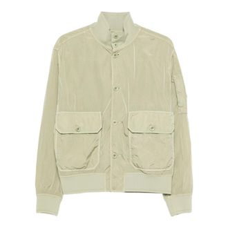 C.P. Company Chrome-R Button Bomber Jacket - - Jackets - Herren - Gr&uuml;n - M