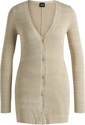 HUGO BOSS Damen, Strickwaren, Beige, MGr&ouml;&szlig;e