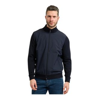 Bugatti Homme, Vestes, Bleu, Taille: M Cardigan Zipp&eacute; Superpos&eacute;
