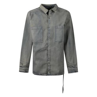 Rick Owens Herren, Shirts, Blau, MGr&ouml;&szlig;e
