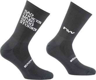 Northwave Bad Choices Fahrrad Socken schwarz 2025: Gr&ouml;&szlig;e: S (37-39)