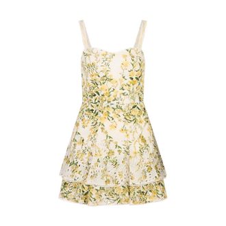 Alice & Olivia Femme, Robes, Multicolore, Taille: 38 FR Meredith Sweetheart Mini Dress
