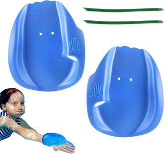 Generic Schwimmpaddel f&uuml;r Training - PVC-Trainingspl&auml;ttchen f&uuml;r - Trainingszubeh&ouml;r f&uuml;r Schwimmbad, verstellbar f&uuml;r Niveaus