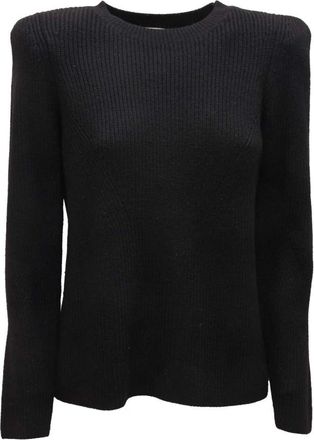 Elisabetta Franchi Femme, Pulls, Noir, Taille: 44 FR Mk-29S-16E2 Sweater