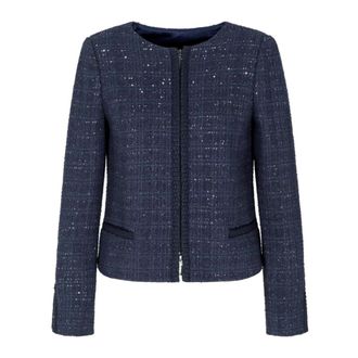 Emporio Armani Damen, Jacken, Blau, XSGr&ouml;&szlig;e