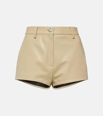 Magda Butrym Short à taille haute en cuir