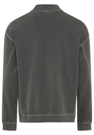 HUGO BOSS Sweatshirt Nevezip Vintage-Look, Loose Fit, reine Baumwolle