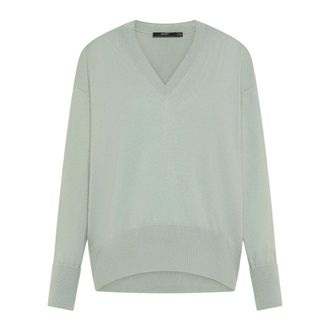 Seventy Femme, Pulls, Vert, Taille: 36 FR Pull col en V en laine et cachemire