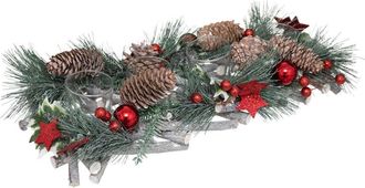 F&eacute;&eacute;ric Lights & Christmas Feeric lights & christmas - Windlicht tischmitte Natur 4 windlicht rot 39x14cm