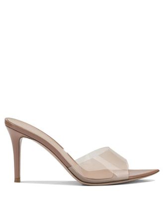 Gianvito Rossi Slipper & Pantoletten - Elle 85 Mm Mules - Gr. 36 (EU) - in Beige - f&uuml;r Damen