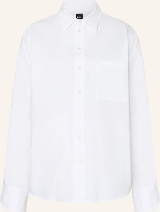 HUGO BOSS Hemdbluse Saturday weiss