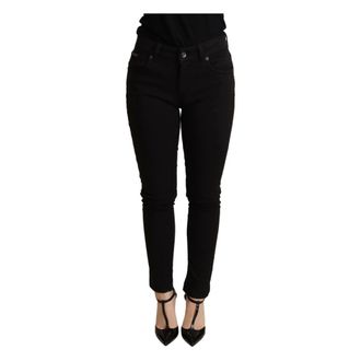 Dolce & Gabbana Femme, Jeans, Noir, Taille: 34 FR Jeans skinny