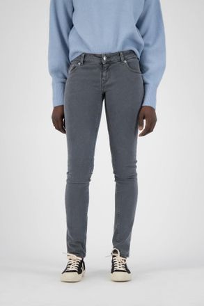 Mud Jeans Damen vegan R&ouml;hrenjeans Lilly Grau