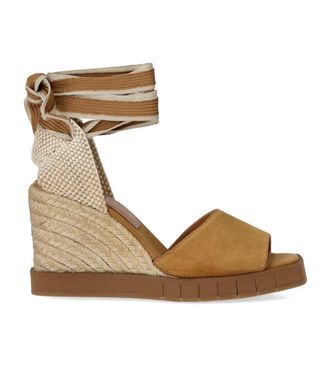 Paloma Barcel&oacute; SANDALE ESPADRILLE &Agrave; SEMELLE COMPENS&Eacute;E HEDERA CARAMEL PALOMITAS