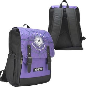 Blue Sky Studios Sacs &agrave; dos Mercredi Addams de Blue Sky Studios - Marchandise officielle et autoris&eacute;e, sac d&eacute;cole gothique, cadeaux uniques pour les fans, adolescents,