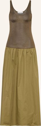 Frankie Shop Kleid Iliya Im Materialmix gruen
