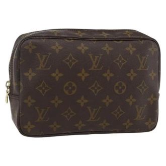 Louis Vuitton Pochette en toile Pre-owned - Femme - Pre-owned - Brun - Taille: ONE Size