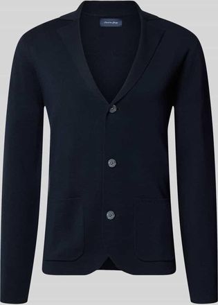 Christian Berg Regular Fit Strickjacke aus Woll-Mix mit Reverskragen