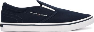 Tommy Hilfiger Sneakers aus Stoff Tommy Hilfiger Vulc Core Slip On FM0FM05689 Dunkelblau