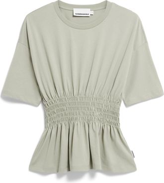 Armedangels Damen T-Shirt aus Bio-Baumwolle KAAWINO Relaxed Fit Seagreen