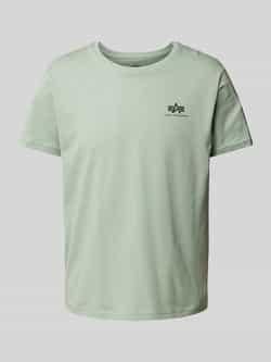 Alpha Industries T-Shirt mit Label-Print
