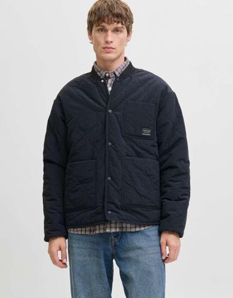 Jack & Jones Steppjacke in Schwarz