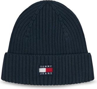 Tommy Jeans M&uuml;tze Tjm Heritage Core Beanie AM0AM13669 Dunkelblau