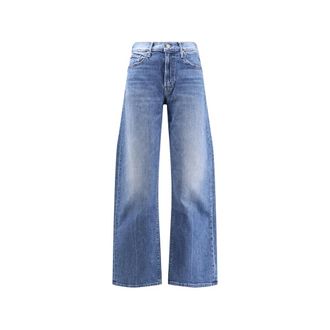 Mother Femme, Jeans, Bleu, Taille: W27 Mid Rise Lasso Sneak