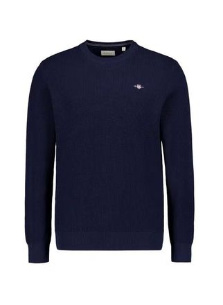GANT Herren Pullover blau unifarben