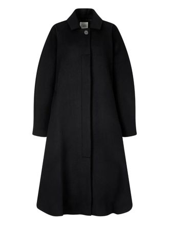 TOMBOY ruffled coat - Noir