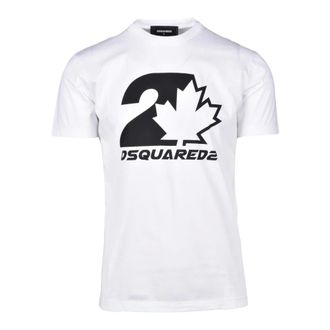 Dsquared2 Homme, Tops, Blanc, Taille: S T-shirt