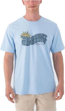 Hurley Homme, Tops, Bleu, Taille: L Naturally Stoked Short Sleeve