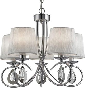 Searchlight Angelique 5 Lamp Ceiling Light - Searchlight 1025-5CC