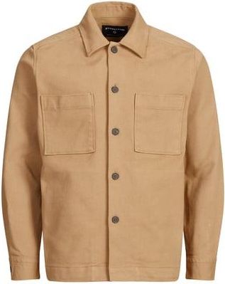 Strellson Blouson col classique en coton piqu&eacute; m&eacute;lang&eacute;