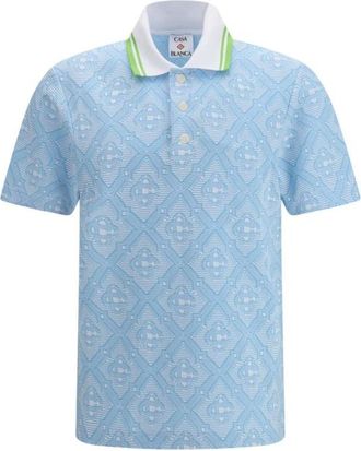 Casablanca Homme, Tops, Bleu, Taille: L The Polo
