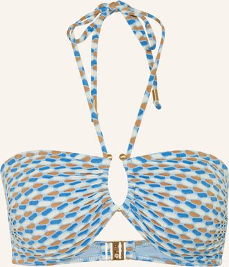 Seafolly Bandeau-Bikini-Top Mala blau