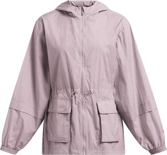 Under Armour Windjacke f&uuml;r Damen, Taillenschn&uuml;rung (Grau)
